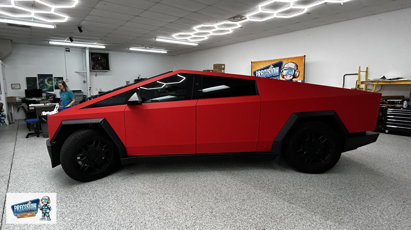 Tesla Cybertruck wraps near me - PrecisionAutoWraps.com